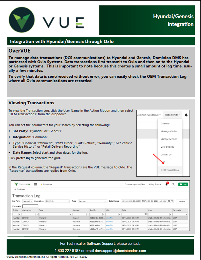 Hyundai and Genesis Integration with VUE